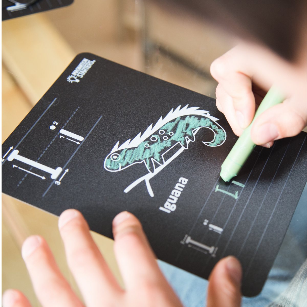 Alphabet Flash Card Set 5” x 7” Chalkboard Flash Cards ...